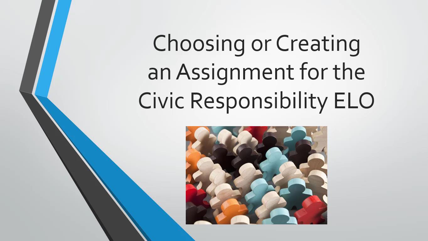 Civic Responsibility ELO Tutorial
